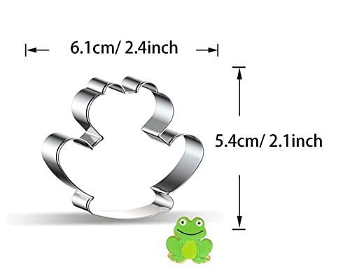 WJSYSHOP Cartoon Frog Shape Cookie Cutter