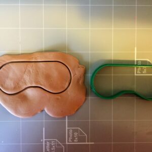 Spa Mask Cookie Cutter (3 inches)