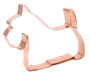 scottish terrier copper cookie cutter