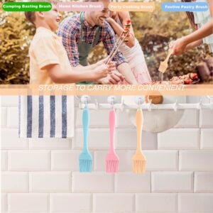 Fruit Color Food Brush,Baking Brush, Kitchen Gift, Silicone Pastry Brush, Basting Brush, Butter Brush, Kitchen Brush For Cooking, For BBQ, Salted,Steak, Fish, Easy to Clean,Graduation Gift