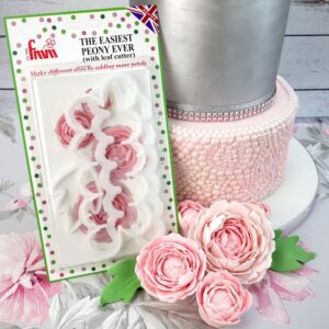 fondant icing cutter set 3/pkg-easiest peony