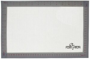 fox run non-stick baking mat, silicone, 14.25-inch x 9.25-inch