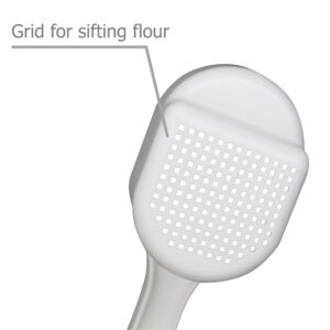 EIKS 2 Pack Flour Sifter Spoon Strainer for Powdering Sugar Spice Flour Herbs Kitchen Cooking Utensil