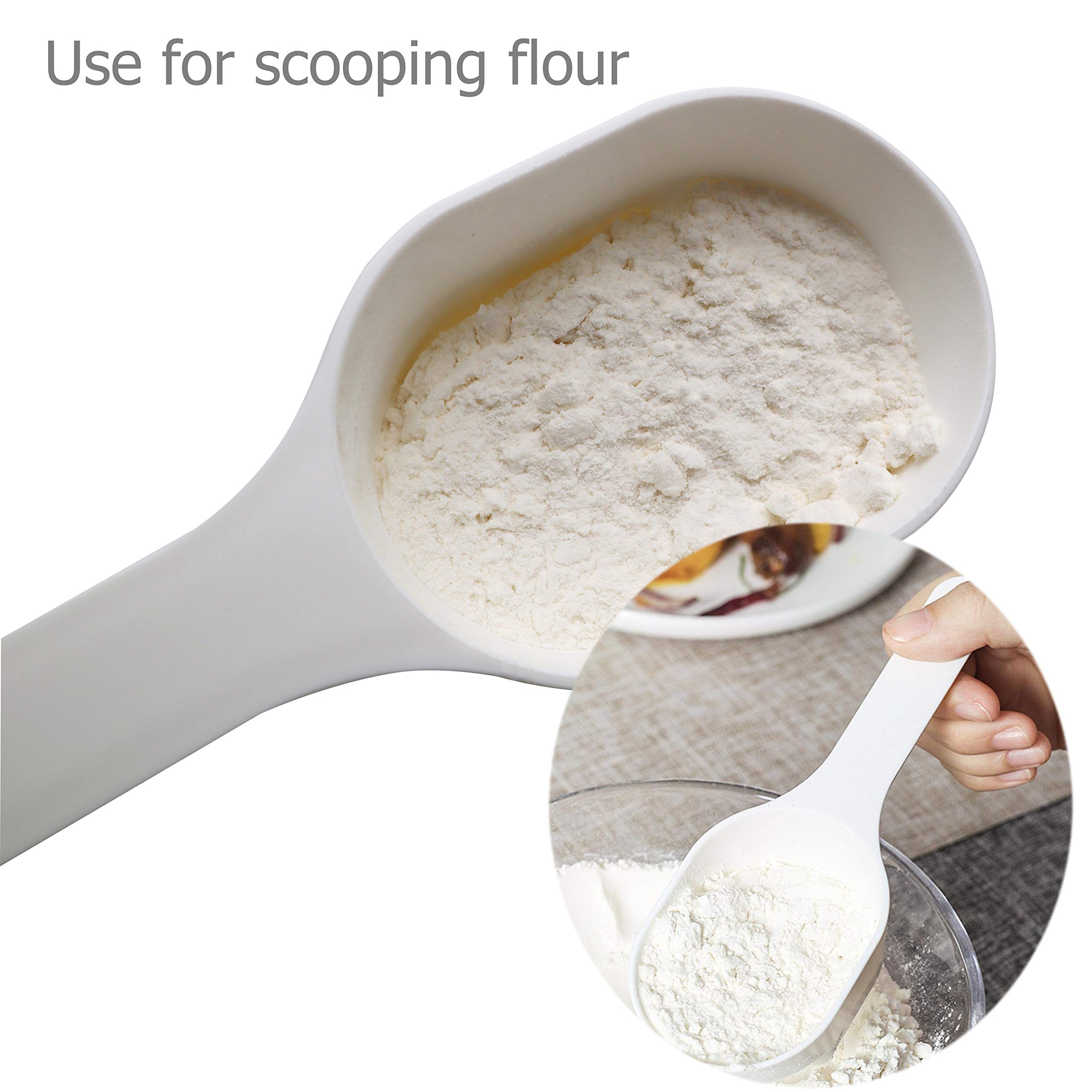 EIKS 2 Pack Flour Sifter Spoon Strainer for Powdering Sugar Spice Flour Herbs Kitchen Cooking Utensil