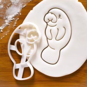 Set of 2 Manatee cookie cutters (Designs: Cute & Realistic), 2 pieces - Bakerlogy