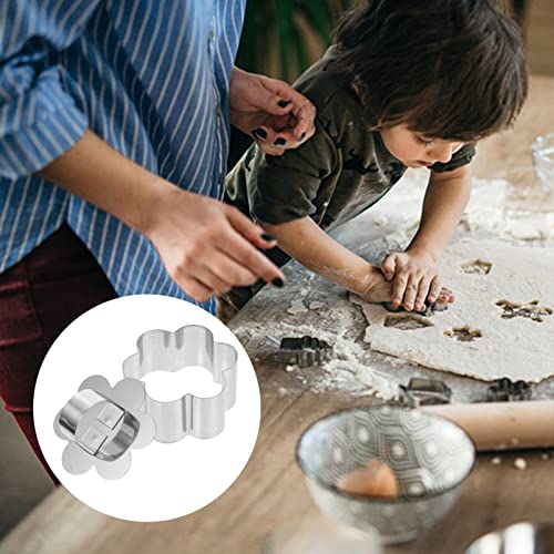 Hemoton 3 Sets Small Mousse Circle Mousse with Pusher Plum Mousse Molds Cooking Rings DIY Cookie Moulds Perforated Pastry Rings Cake Mousse Rings Simple Cake Mold Stainless Steel