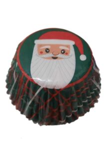 wilton santa baking cups, 1 ea