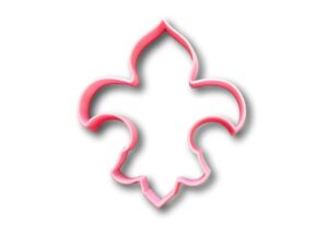 fleur-de-lis cookie cutter (3")