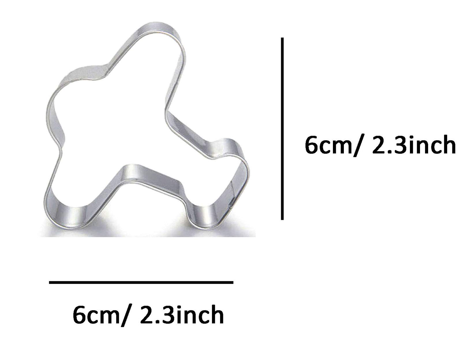 WJSYSHOP Airplane Shaped Cookie Cutter