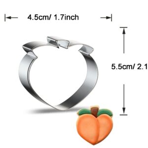 WJSYSHOP Peach Shape Cookie Cutter