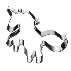 unicorn stallion cookie cutter, premium food-grade stainless steel, dishwasher safe