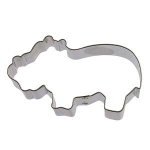 Foose Hippo Cookie Cutter 4 Inch –Tin Plated Steel Cookie Cutters – Hippo Cookie Mold