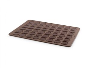 lekue macaron baking mat, 15.75 x 11.81 x 14.6 inches, brown