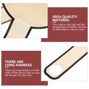 Angoily Glass Fiber Baking Mats Non- Stick Dough Bread Sling Baking Mat Long Handles Sling Baking Mat for Gentler, Safer & Easier Transfer of Dough