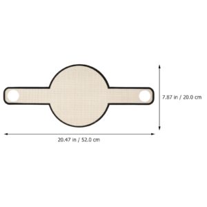 Angoily Glass Fiber Baking Mats Non- Stick Dough Bread Sling Baking Mat Long Handles Sling Baking Mat for Gentler, Safer & Easier Transfer of Dough