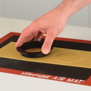 Silikomart 70.109.99.0065 Mat Air Mat, Silicone, Red Brick/Black, 40 x 30 cm