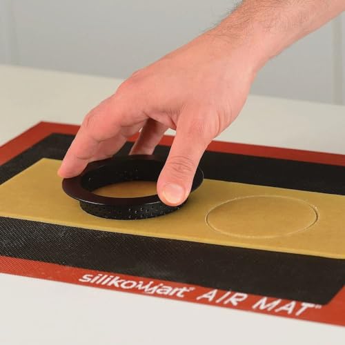 Silikomart 70.109.99.0065 Mat Air Mat, Silicone, Red Brick/Black, 40 x 30 cm