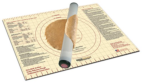 Rose Levy Beranbaum Signature Series Rose's stick, Non-slip Mat, 18" x 24.5", Made in USA childrens-art-doughs, Cream