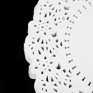 150 pcs White Lace Paper Doilies Oil-absorbing Decorative Tableware Papers Placemats Baking Tools Accessories