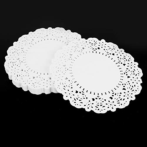 150 pcs White Lace Paper Doilies Oil-absorbing Decorative Tableware Papers Placemats Baking Tools Accessories