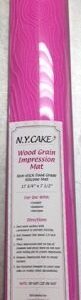 NY Cake Fondant Impression Mat, Wood Grain- Silicone