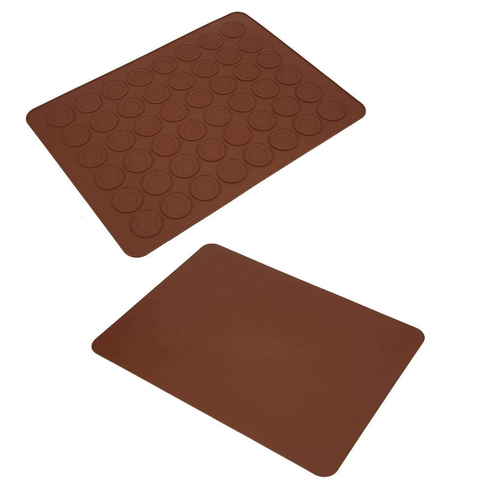 Macaron Kit Baking Macaron Cake Pad 48 Holes Silicone Mat, Silicone Baking Mat, for Making Cakes Making Chocolate