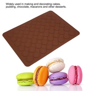 Macaron Kit Baking Macaron Cake Pad 48 Holes Silicone Mat, Silicone Baking Mat, for Making Cakes Making Chocolate