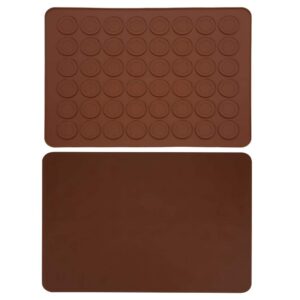 Macaron Kit Baking Macaron Cake Pad 48 Holes Silicone Mat, Silicone Baking Mat, for Making Cakes Making Chocolate