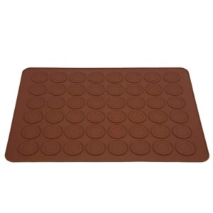 Macaron Kit Baking Macaron Cake Pad 48 Holes Silicone Mat, Silicone Baking Mat, for Making Cakes Making Chocolate