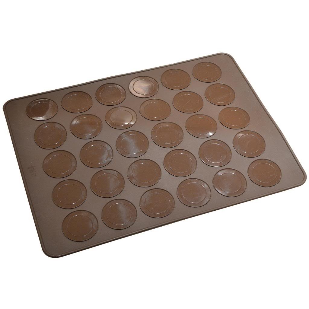 Allforhome Double Sided 48/30 Hole Macarons Making Silicone Mould Macaroon Baking Mat Macaroon DIY molds Baking Mat Heat resistant Pad Nonstick Bread Macaron Baking Sheet Biscuits Bakeware Bakery Tool