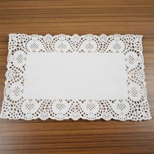 MOUDOAUER Oil-Absorbing Paper Kitchen Frying Paper Pad Food Special Barbecue Pad Plate Lace Bottom Paper Cake Baking Paper Spare Part Accessory