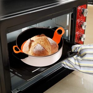 Perezy Bread Sling Silicone Baking Mat for Dutch Oven Bread Baking - Long Handles for Gentler,Safer & Easier Transfer of Dough