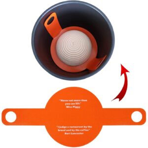 Perezy Bread Sling Silicone Baking Mat for Dutch Oven Bread Baking - Long Handles for Gentler,Safer & Easier Transfer of Dough