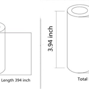 Cake Collar, 2Pack Transparent Mousse Cake Rolls, ACETATE ROLLS,3.15in×3.94in（JYNHOOR） Transparent Mousse Cake Acetate Sheets for Chocolate Mousse Baking,Cake Decorating