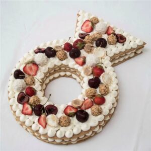 10" Diamond Ring Cake Mold Ring Shape Cake Moulds for Fillings Layered Cake Wedding Birthday (25 cm)