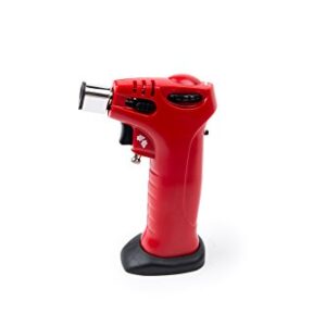 Fox Run Mini Butane Crème Brûlée Torch, 3.75 x 1.75 x 5.5 inches, Red