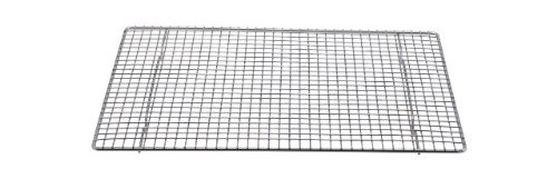 Professional Cross Wire Cooling Rack Half Sheet Pan Grate - 16-1/2" x 12" Drip Screen