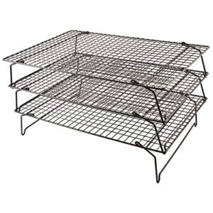 tala 3 tier cake cooling rack non stick, black