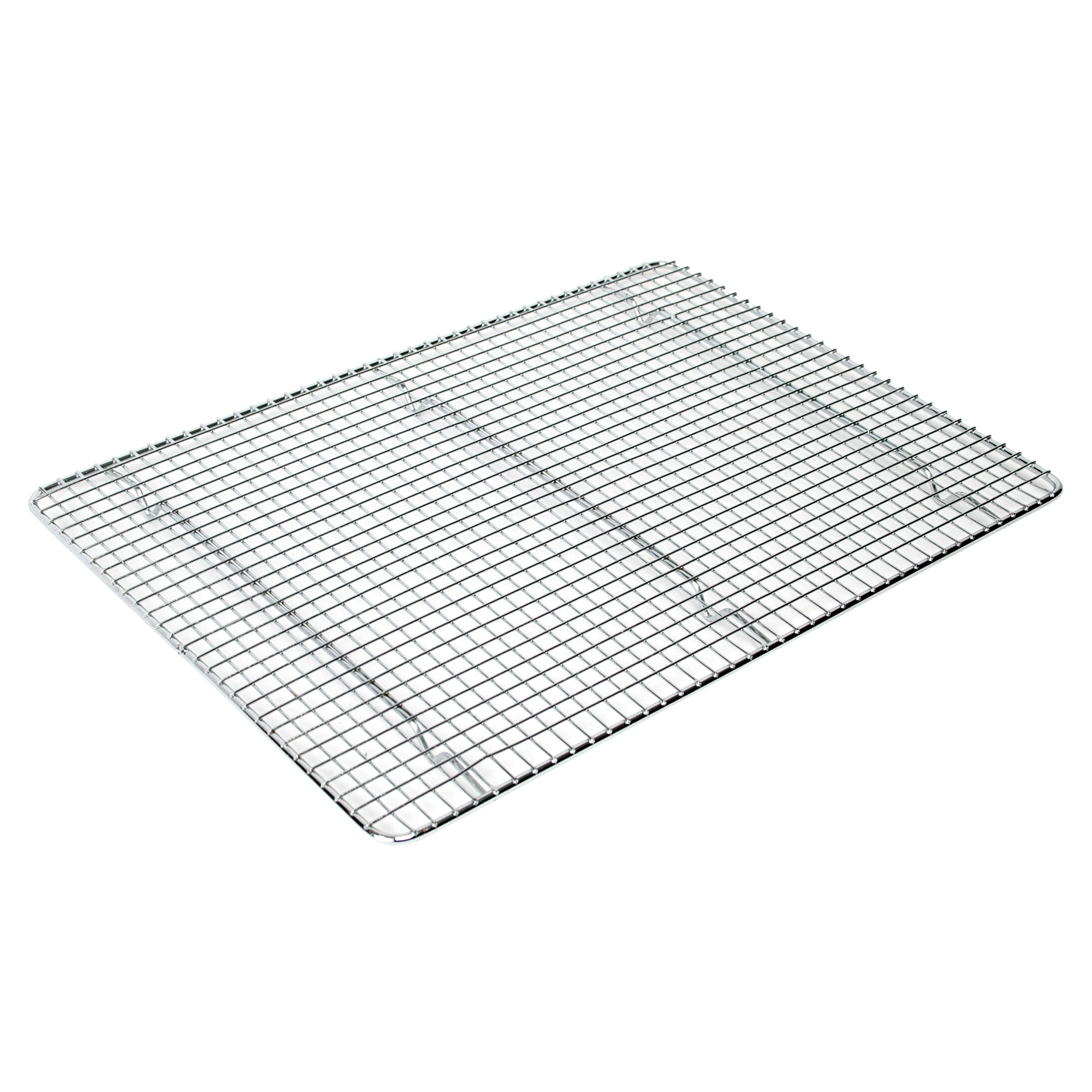 Thunder Group SLWG1216 12" X 16 1/8" Chrome Icing/Cooling Rack With Built-In Feet