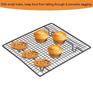 Aramox Cooling and Baking Rack, Stainless Steel Cooling and Baking Rack Nonstick Cooking Grill Tray For Biscuit/Cake/Bread