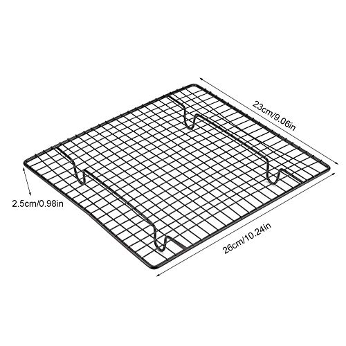 Aramox Cooling and Baking Rack, Stainless Steel Cooling and Baking Rack Nonstick Cooking Grill Tray For Biscuit/Cake/Bread