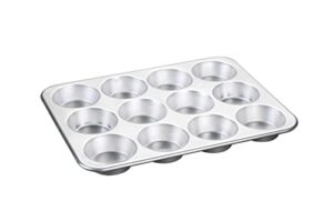 nordic ware natural aluminum commercial muffin pan, 12 cup