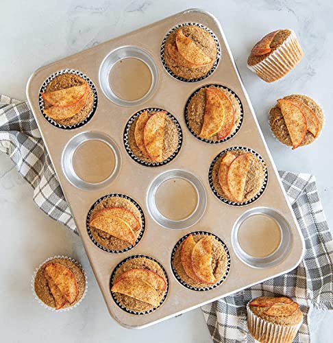 Nordic Ware Natural Aluminum Commercial Muffin Pan, 12 Cup