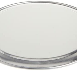 Winco 11 Inch Aluminum Winware Pizza Tray with Wide Rim