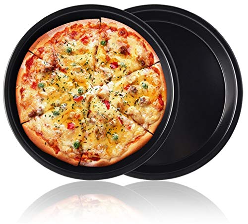 LaiYHe, 12" Pizza Pan Professional Premium Deep Dish Non-Stick Bakeware, 12-Inch