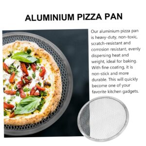 KICHOUSE Pizza Pan Pizza Oven for Grill Nonstick Bakeware Sets Pizza Screen 16 Inch Pizza Mesh Metal Pizza Baking Screen