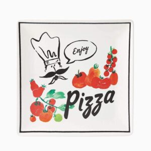 kate spade new york all in good taste anyway you slice it pizza square tray