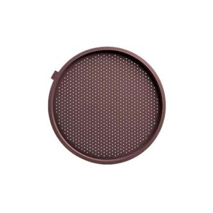 lekue perforated pizza mat, 14", brown