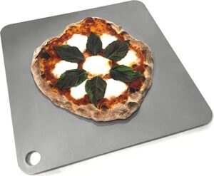 thermichef by conductive cooking square pizza steel 1/4" deluxe version, 14"x20" xl