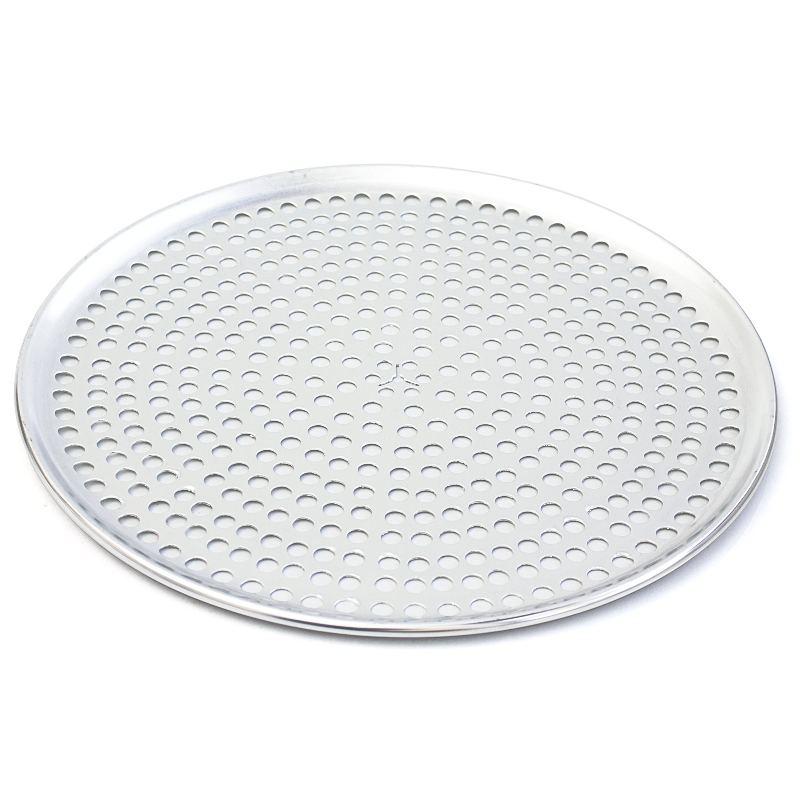 Browne Foodservice (575352) 12" Perforated Aluminum Pizza Tray